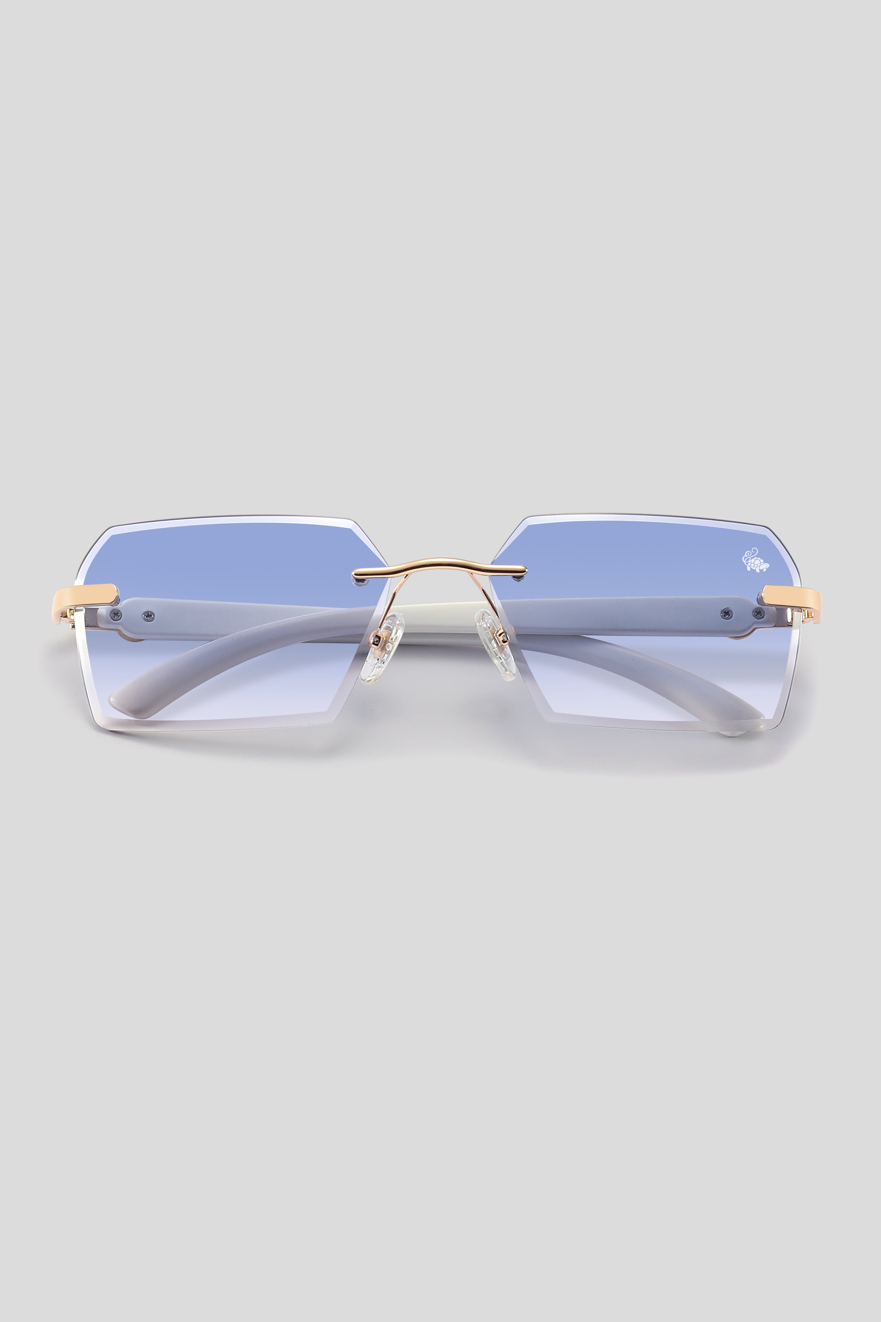 Kennedy Blue Gold White Glasses - Unique Eyewear - Belvoir&Co